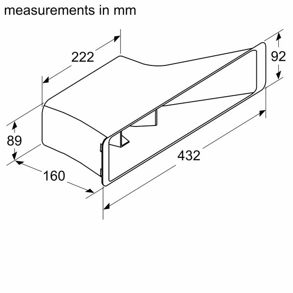 Neff Z821PD1 Plinth Diffusor For Ducted Recirculation| Moores ...