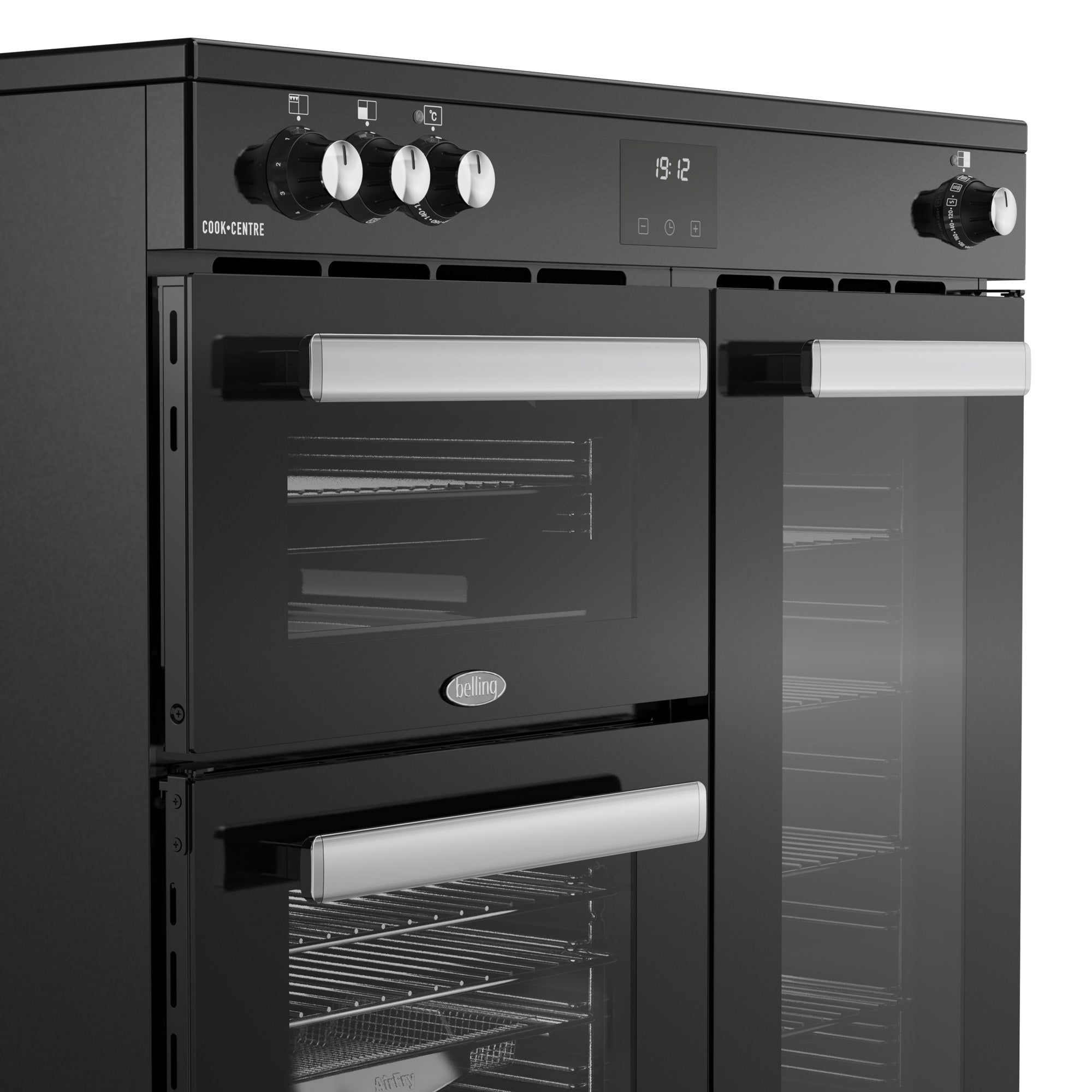 Belling Cookcentre 90Ei 90cm Electric Range Cooker with Induction Hob ...