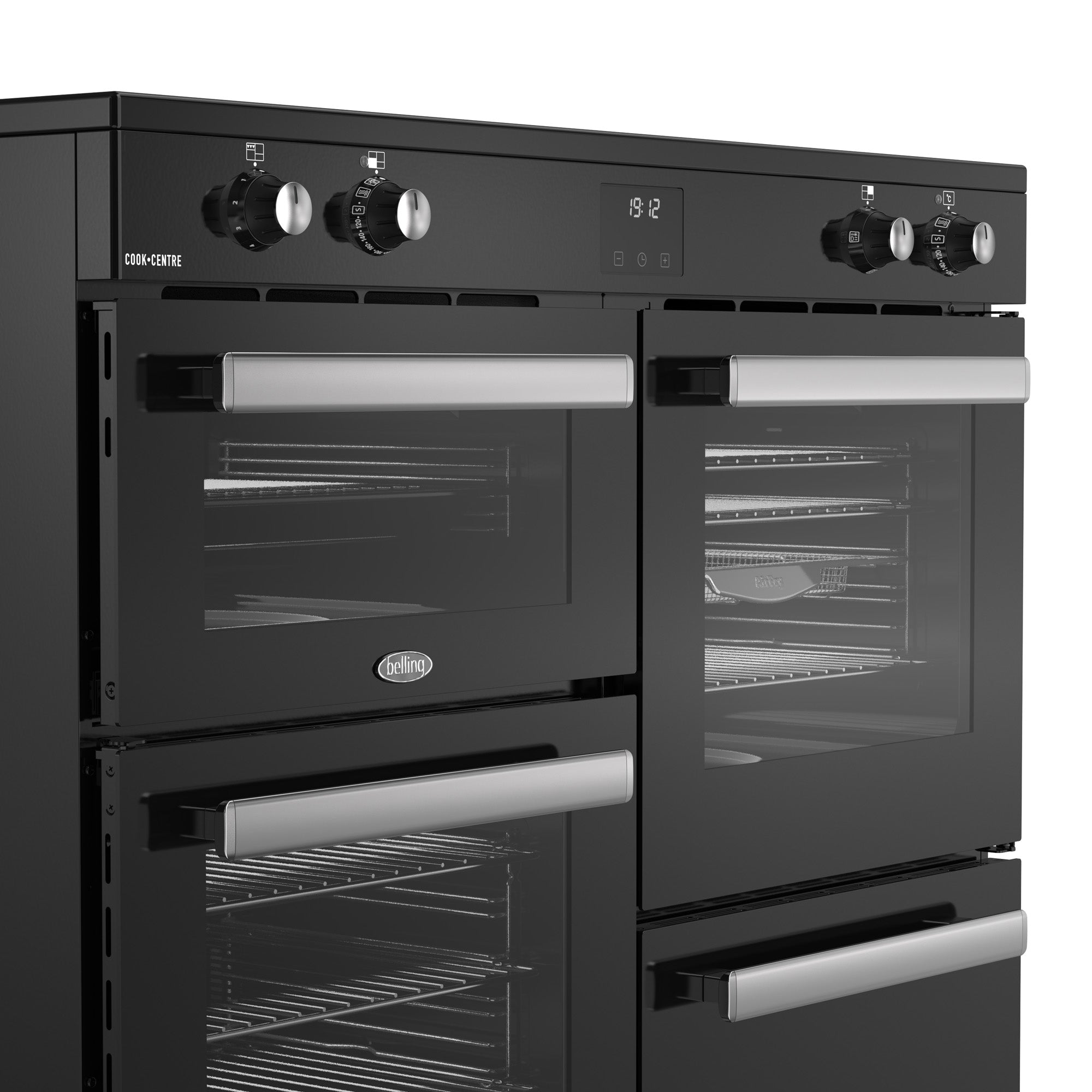 Belling Cookcentre 110Ei 110cm Electric Range Cooker with Induction Ho ...