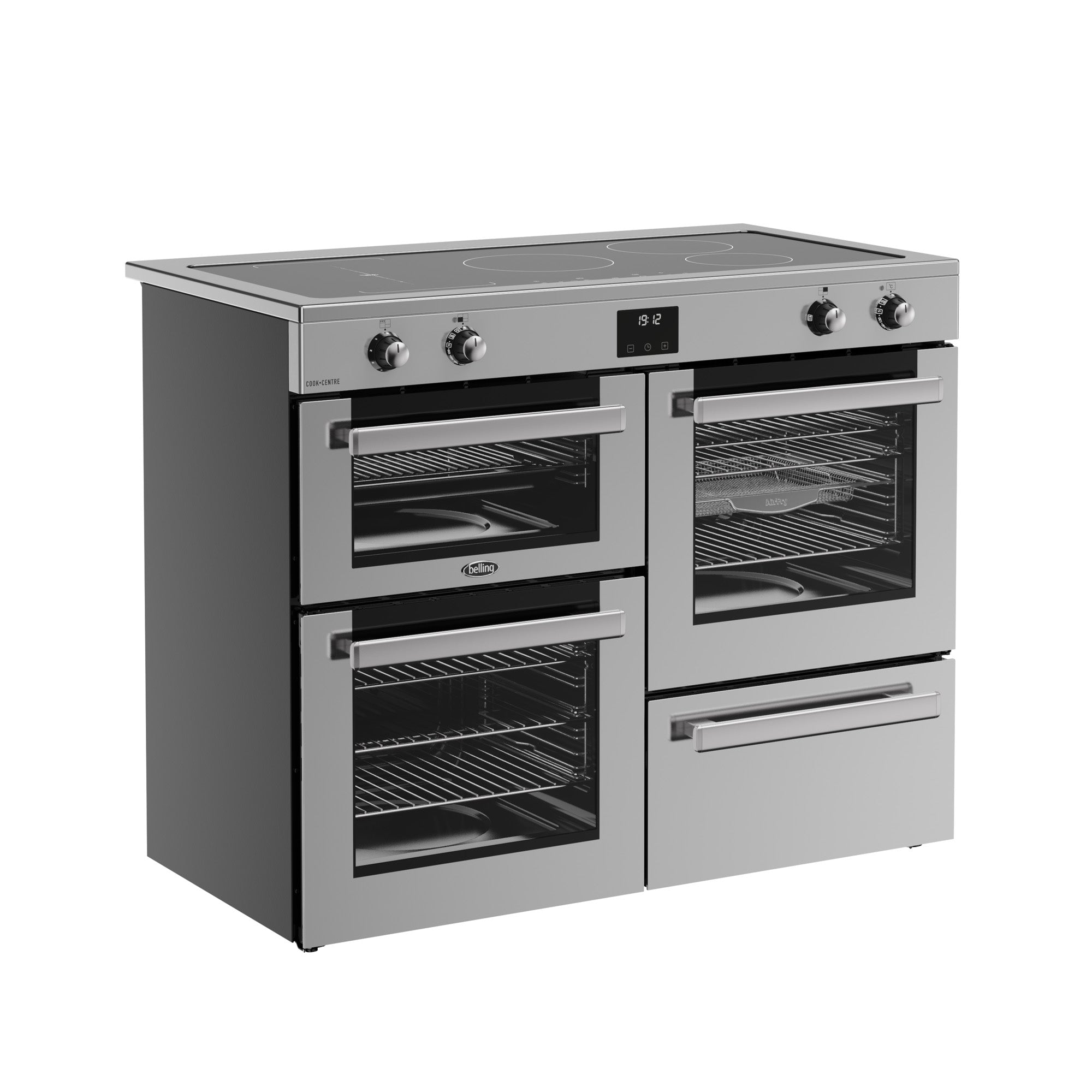 Belling Cookcentre 110Ei 110cm Electric Range Cooker with Induction Ho ...