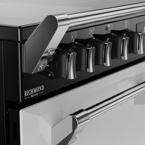 Stoves Richmond Deluxe 90Ei RTY 90cm Electric Range Cooker with Induct ...
