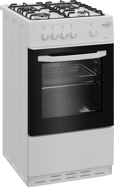 Zenith ZE501W 50cm Gas Cooker - White| Moores Appliances Ltd