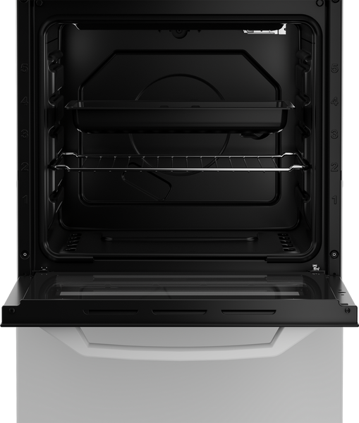 Zenith ZE501W 50cm Gas Cooker - White| Moores Appliances Ltd